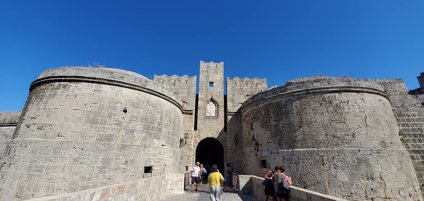 Rodi città vecchia - la città medievale dell'isola di Rodi,